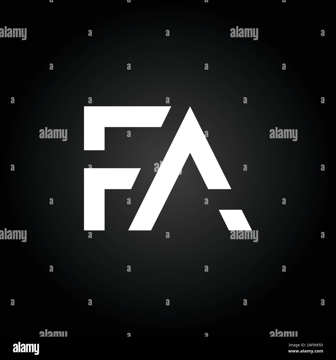 Initial FA Letter Linked Logo. Creative Letter FA Modern Business Logo ...