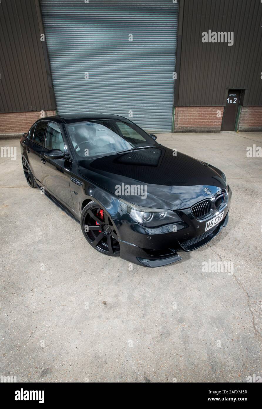 BMW E60 M5 super saloon Stock Photo - Alamy