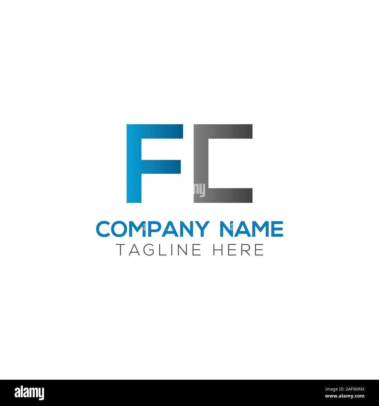 Initial FC Letter Linked Logo. Creative Letter FC Modern Business Logo ...