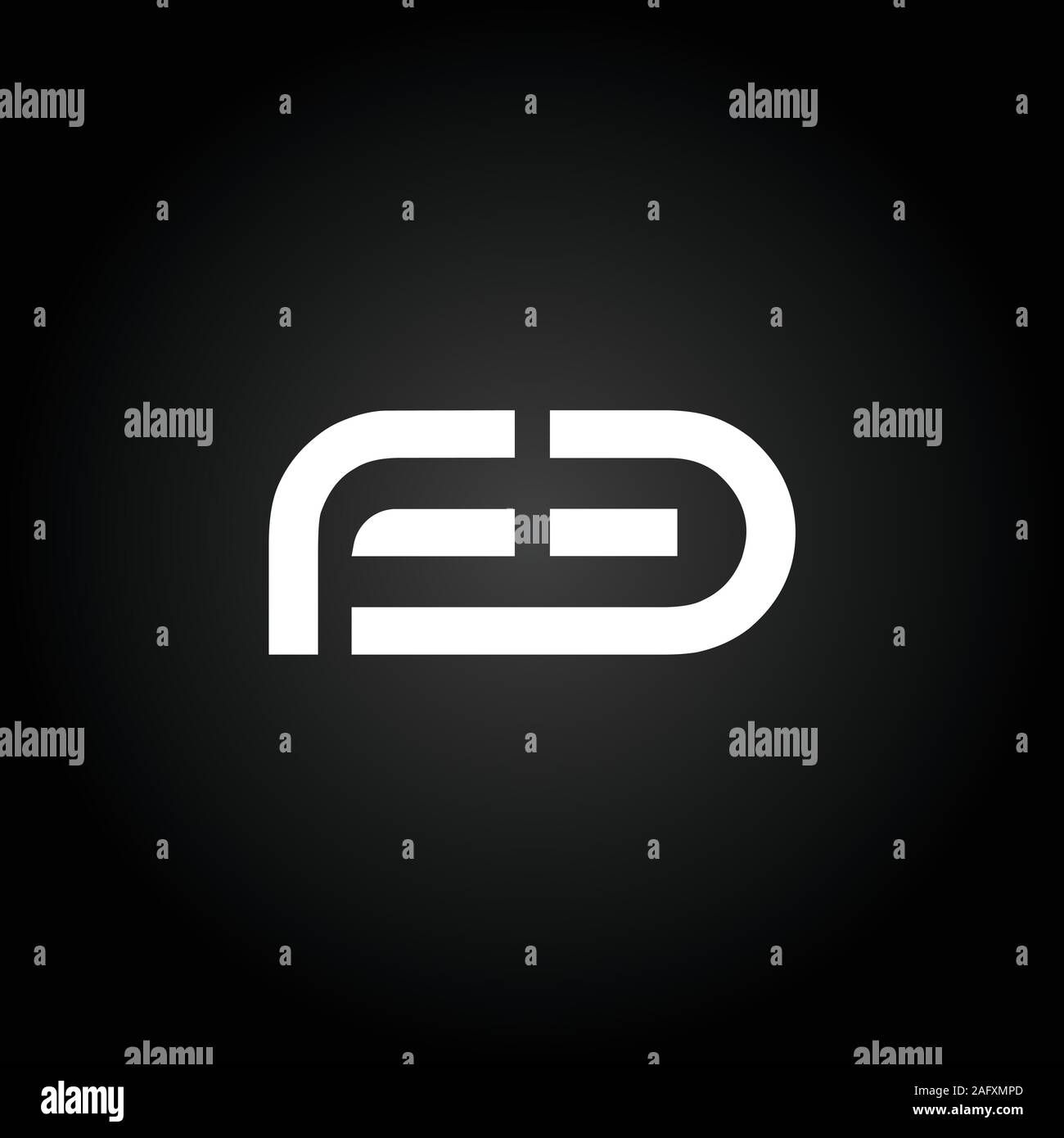 Initial FB Letter Linked Logo. Creative Letter FB Modern Business Logo ...