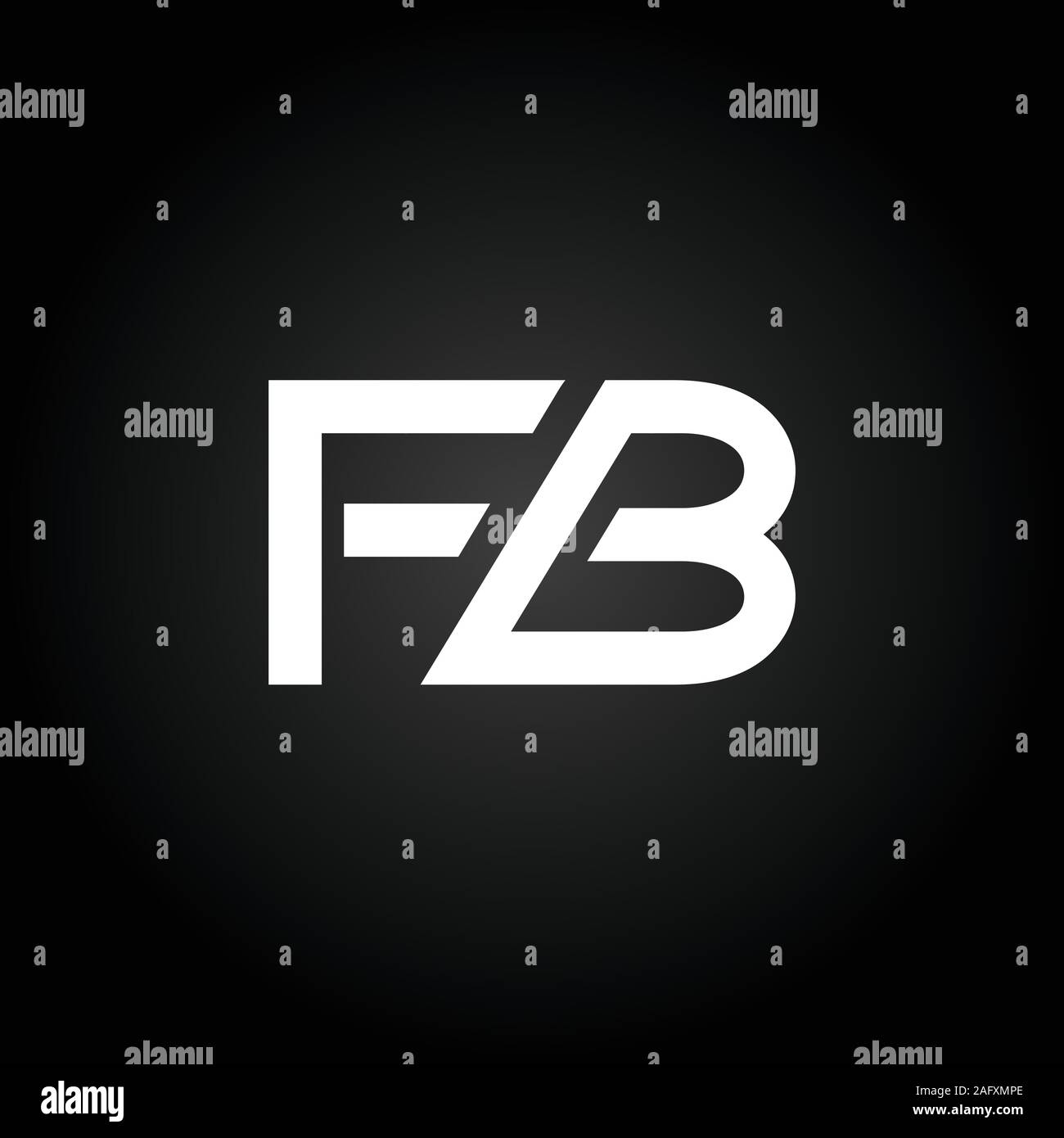 Initial FB Letter Linked Logo. Creative Letter FB Modern Business Logo ...