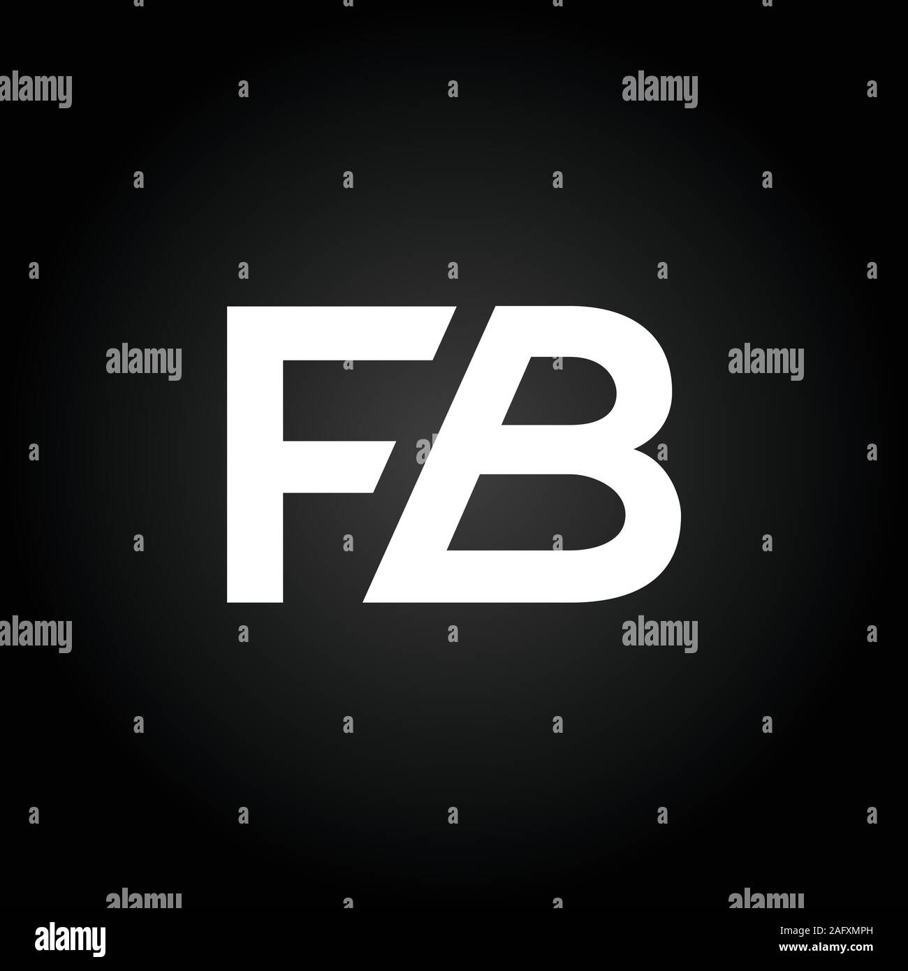 Initial FB Letter Linked Logo. Creative Letter FB Modern Business Logo Vector Template. FB Logo ...