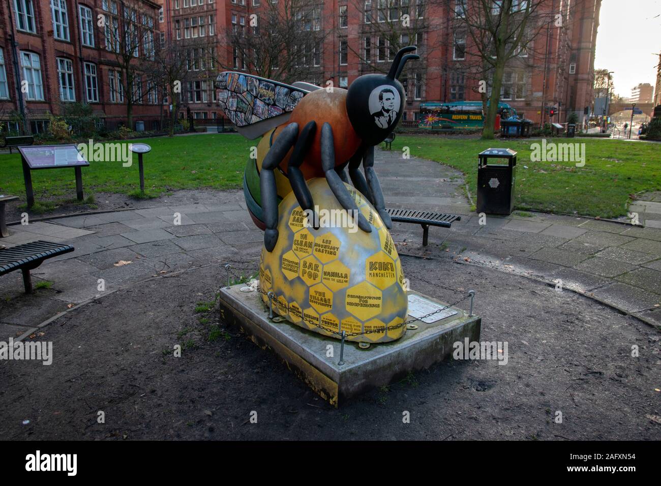 Alan Turing Memorial Monument At Manchester England 2019 Stock Photo ...