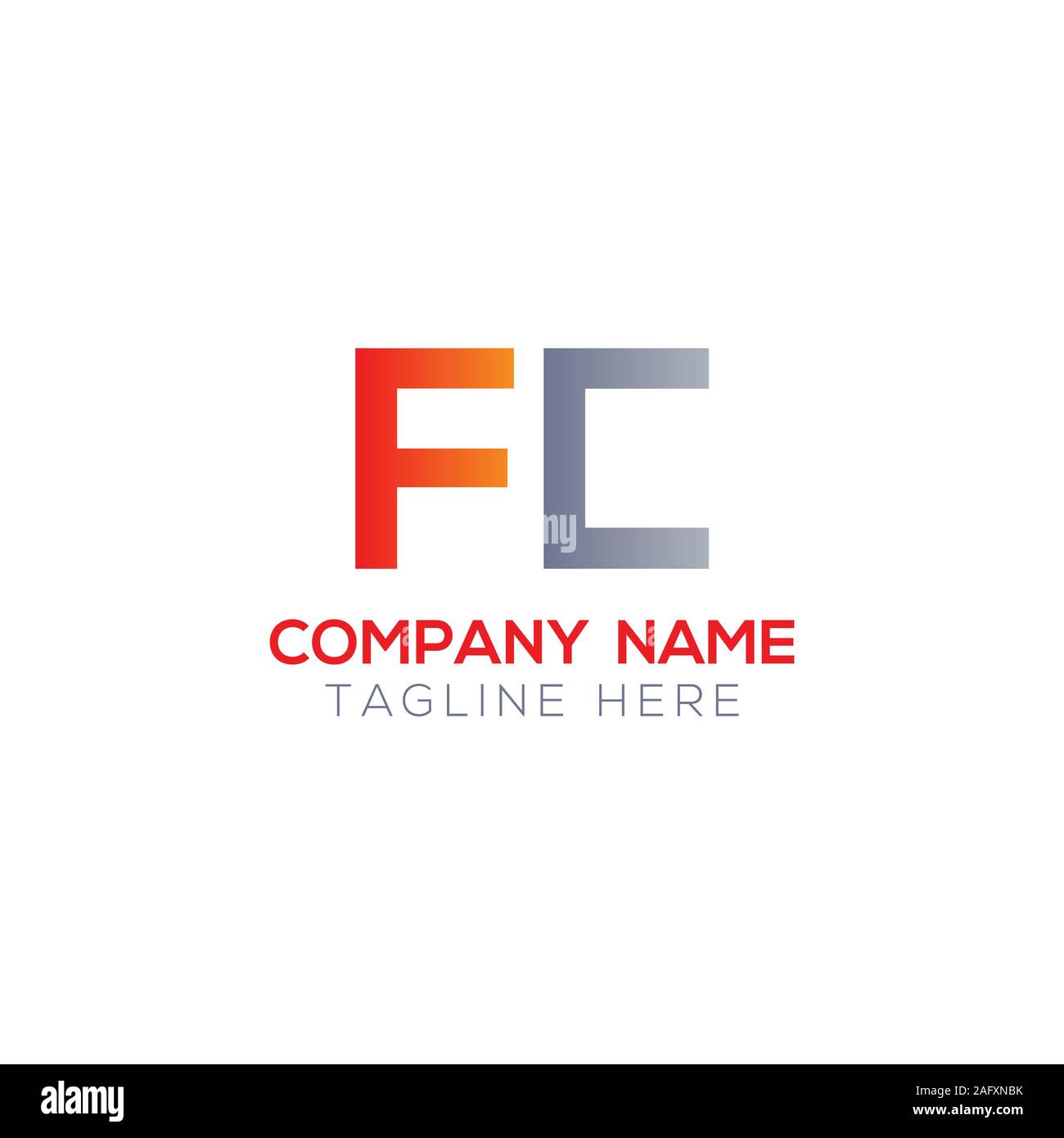 Initial FC Letter Linked Logo. Creative Letter FC Modern Business Logo ...