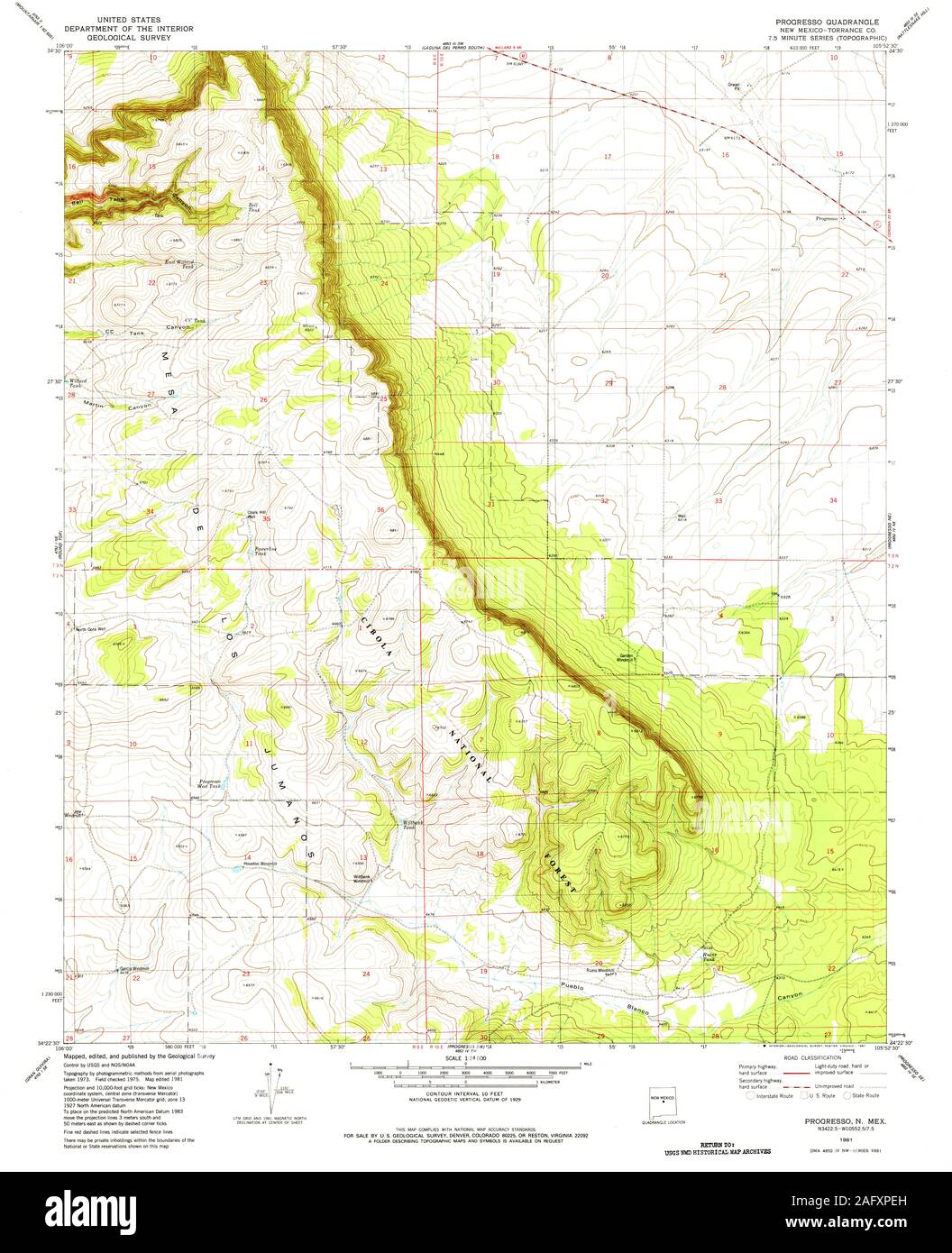 1981 mexico map hi-res stock photography and images - Alamy