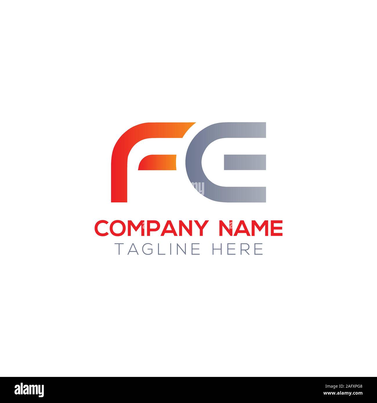 Initial FE Letter Linked Logo. Creative Letter FE Modern Business Logo ...