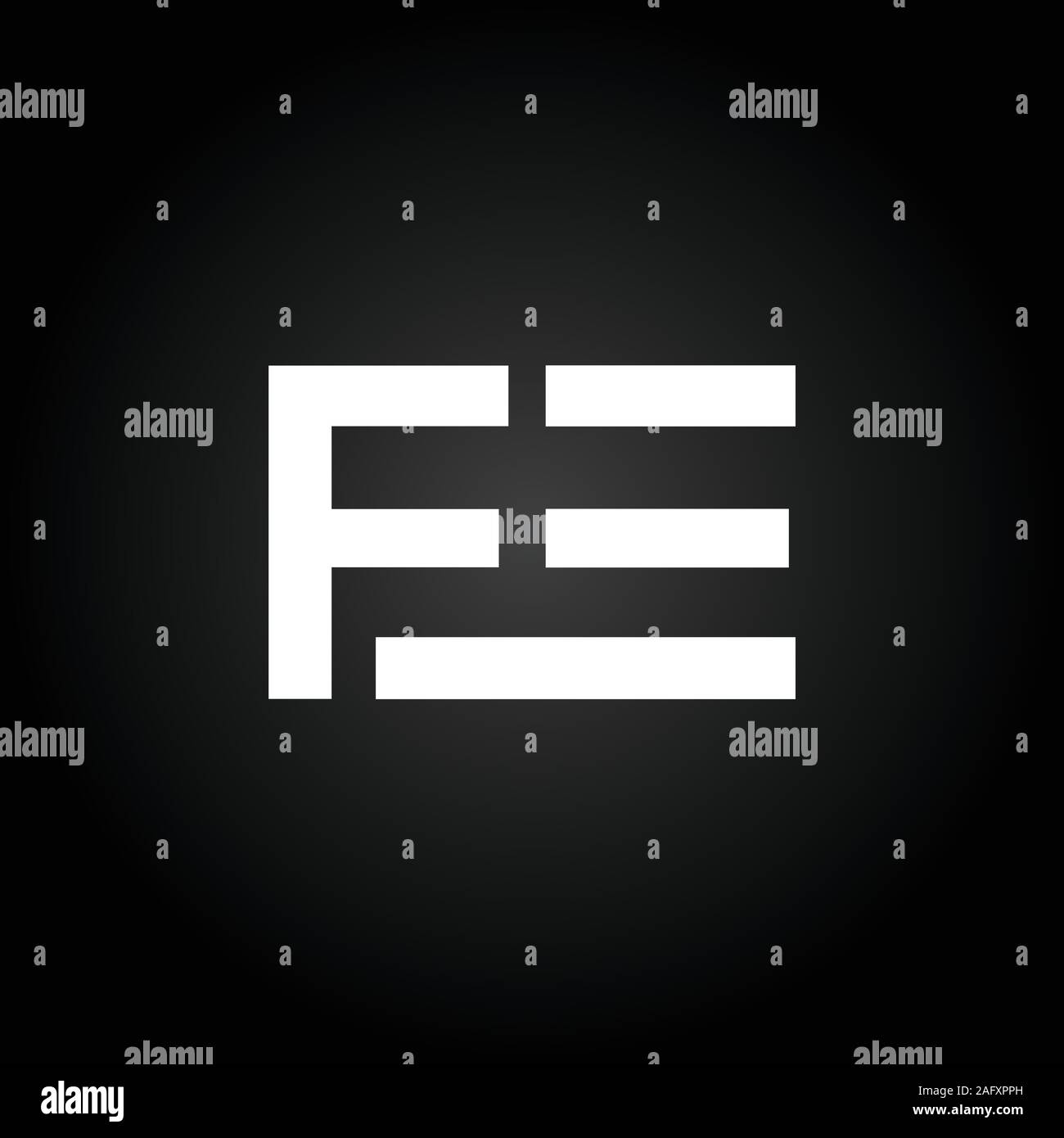 Initial FE Letter Linked Logo. Creative Letter FE Modern Business Logo ...
