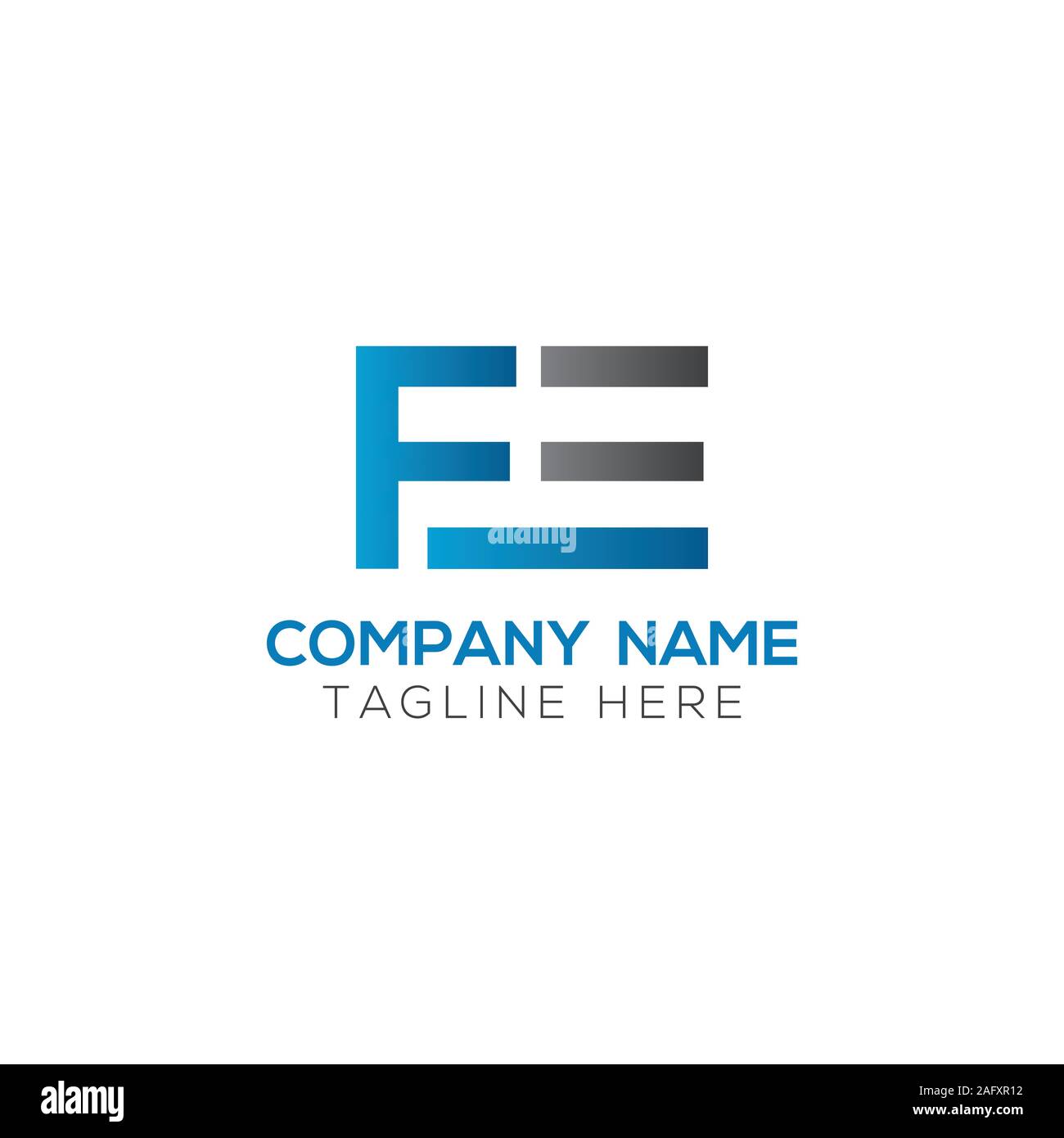 Initial FE Letter Linked Logo. Creative Letter FE Modern Business Logo ...