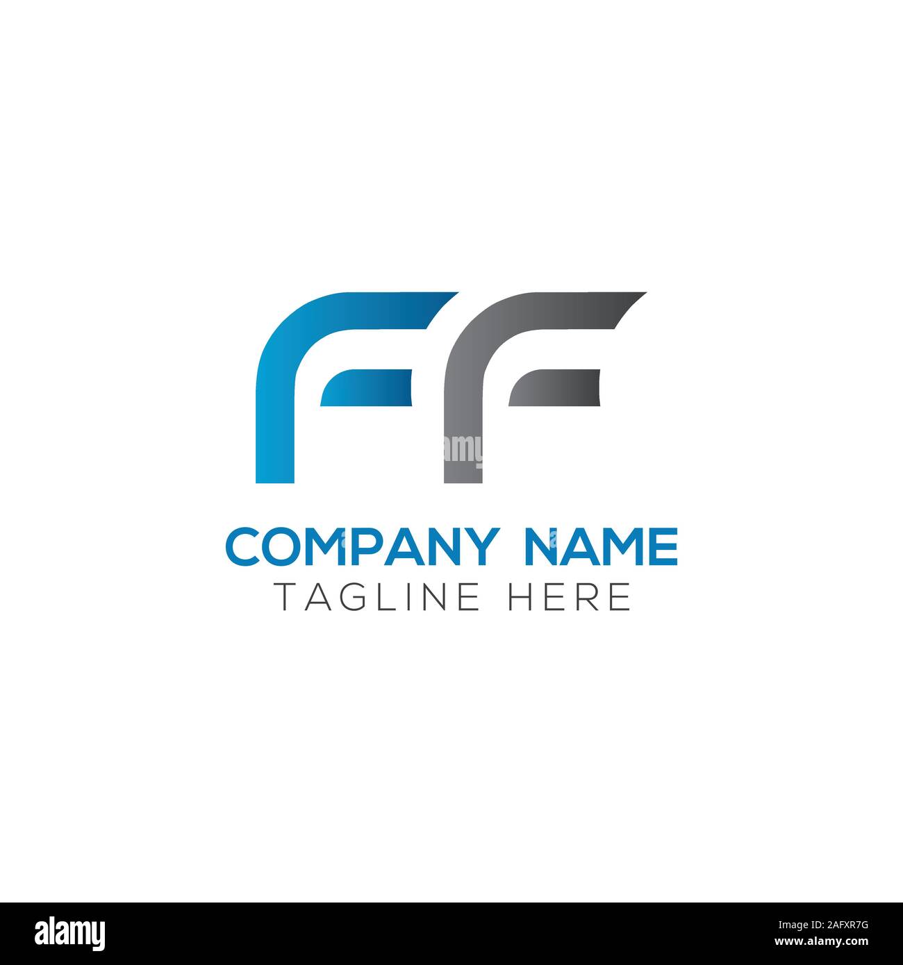Initial FF Letter Linked Logo. Creative Letter FF Modern Business Logo ...