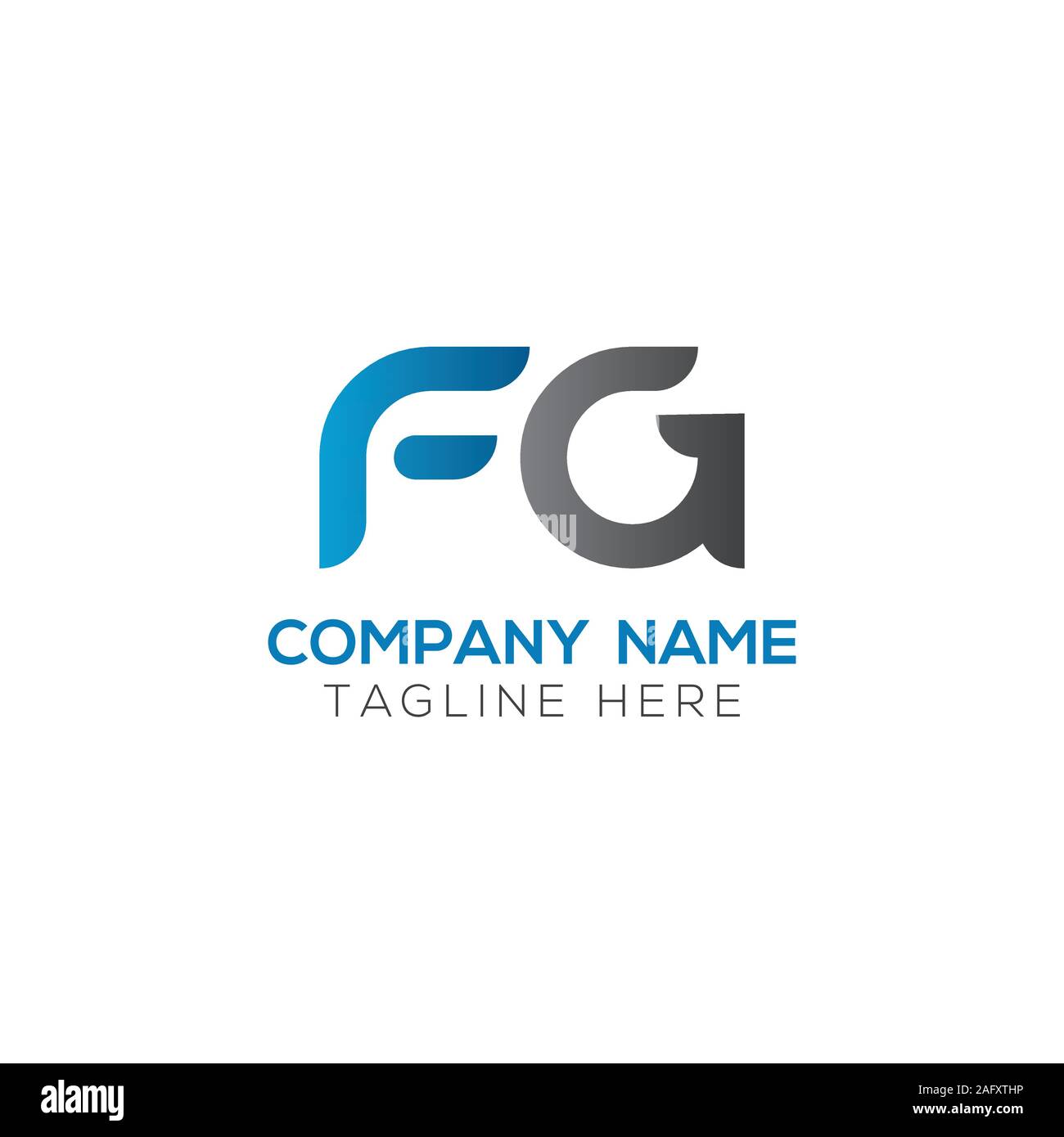 Initial FG Letter Linked Logo. Creative Letter FG Modern Business Logo ...