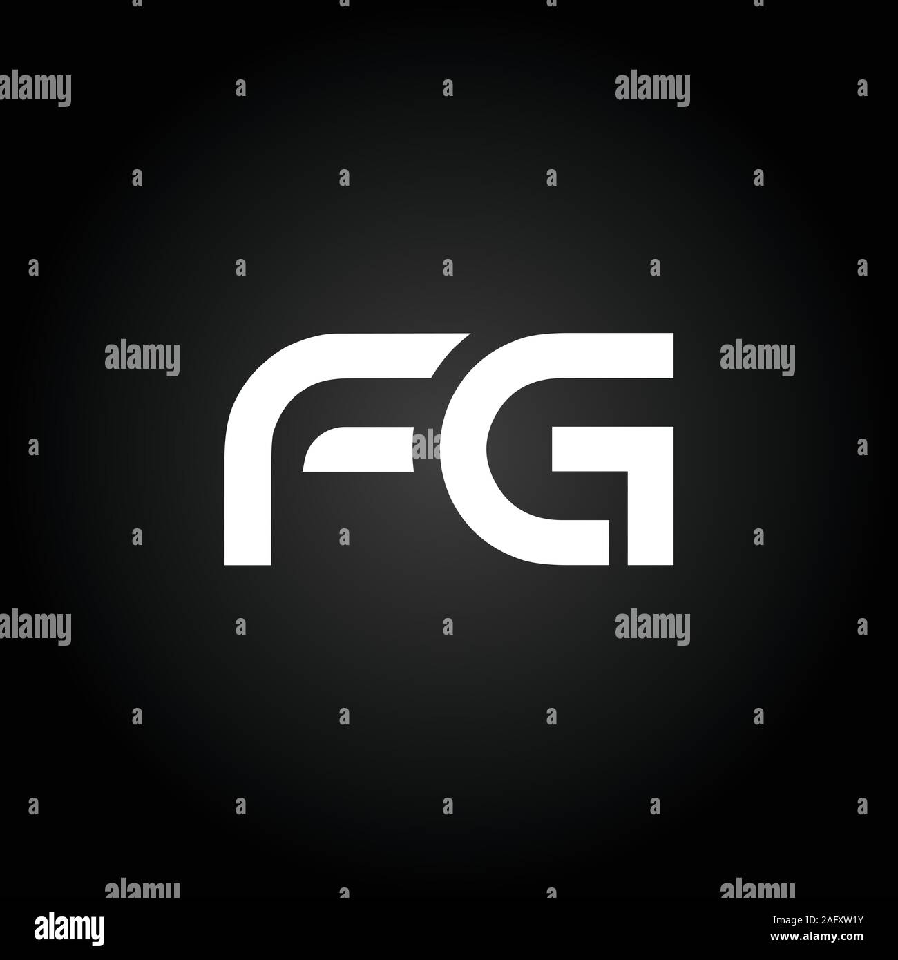 Initial FG Letter Linked Logo. Creative Letter FG Modern Business Logo ...