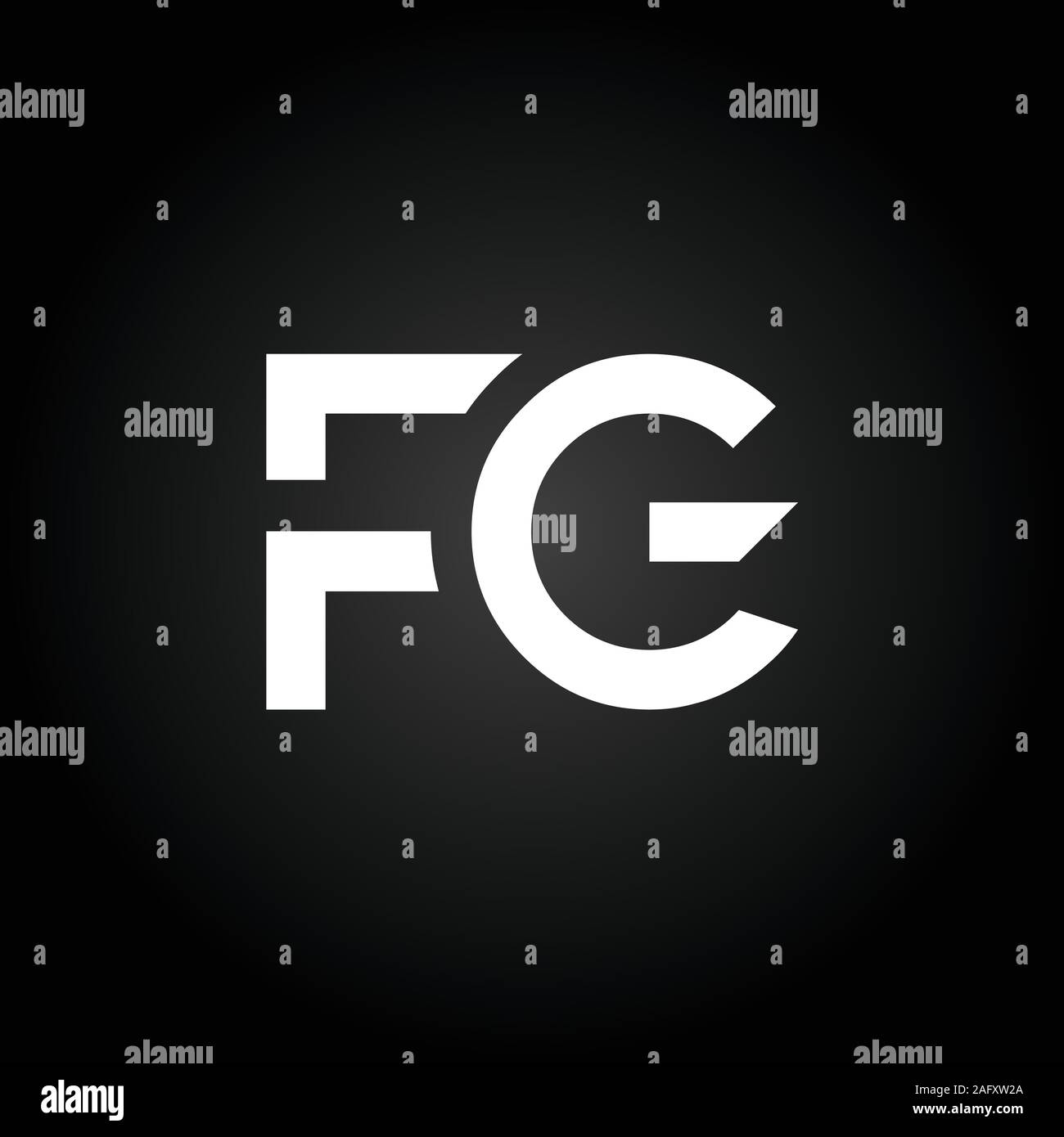 Initial FG Letter Linked Logo. Creative Letter FG Modern Business Logo ...