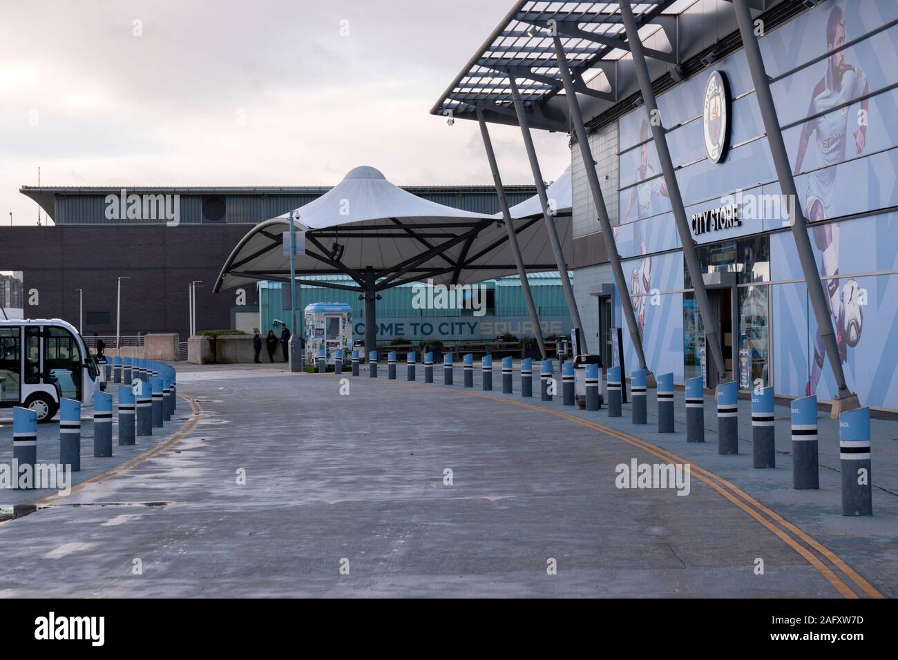 Manchester City Football Club Store At Manchester England 2019 Stock ...