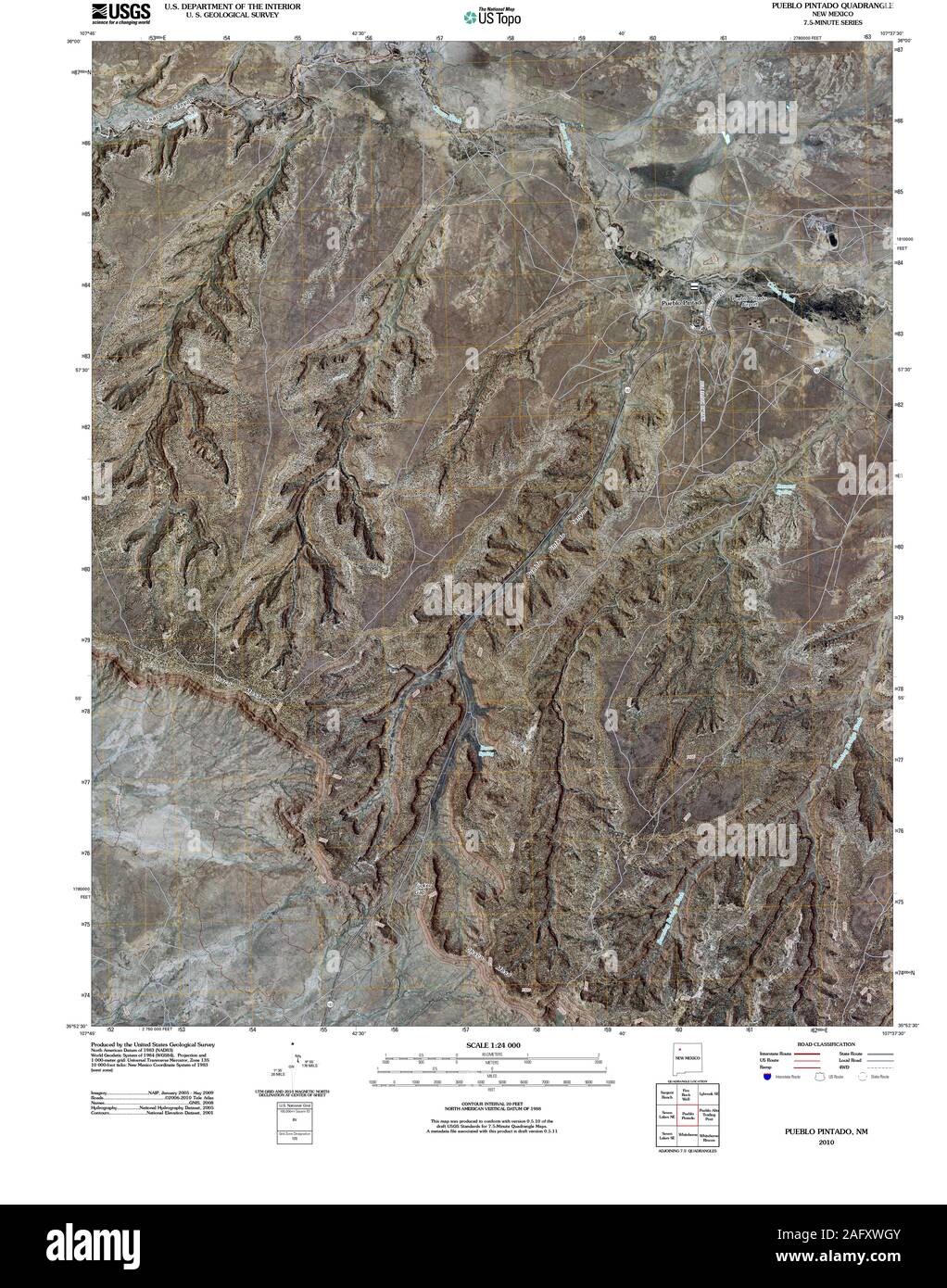 Pueblo map Cut Out Stock Images & Pictures - Alamy