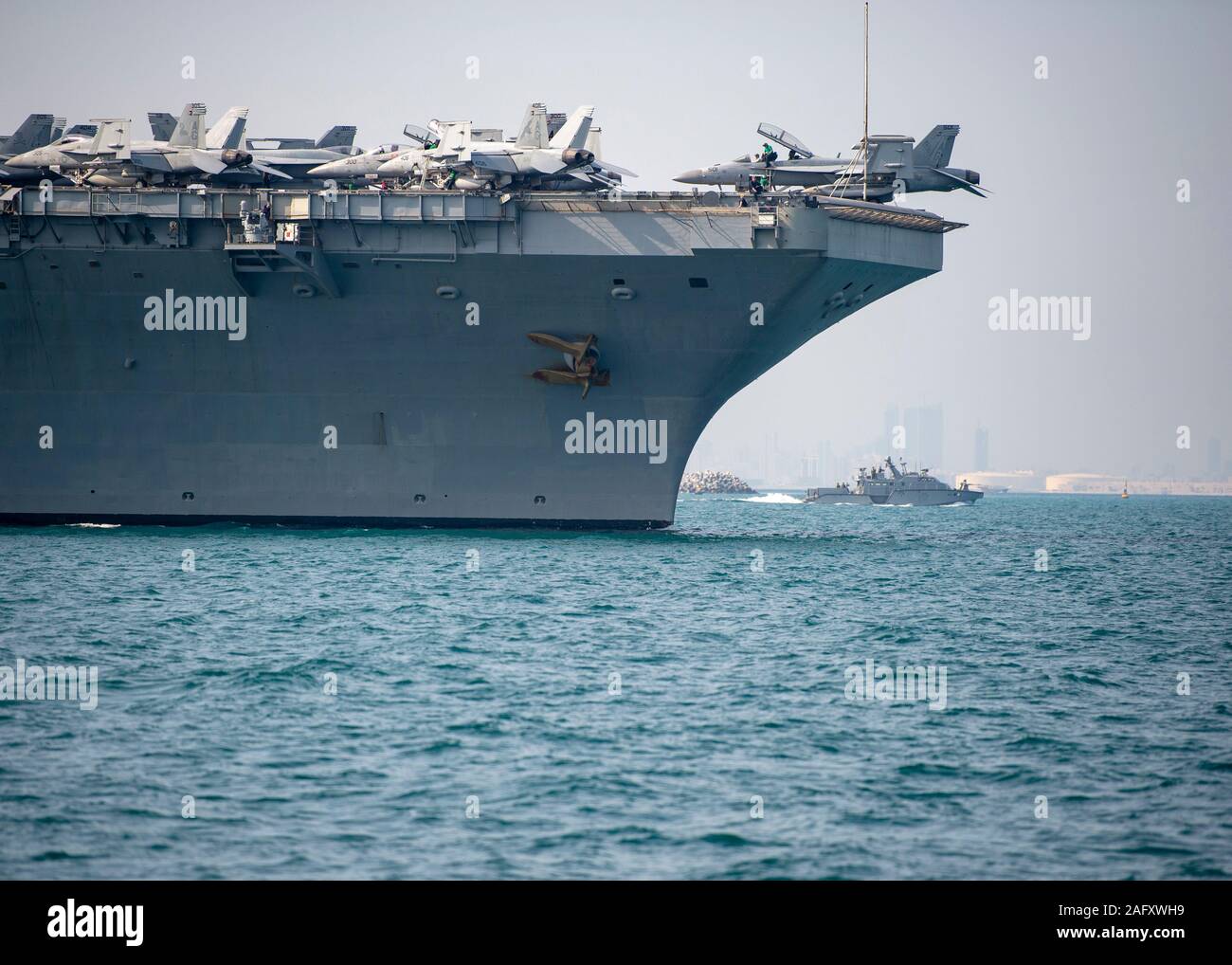 191202-N-JO908-1175 MANAMA, Bahrain (Dec. 2, 2019) A Mark VI Patrol ...