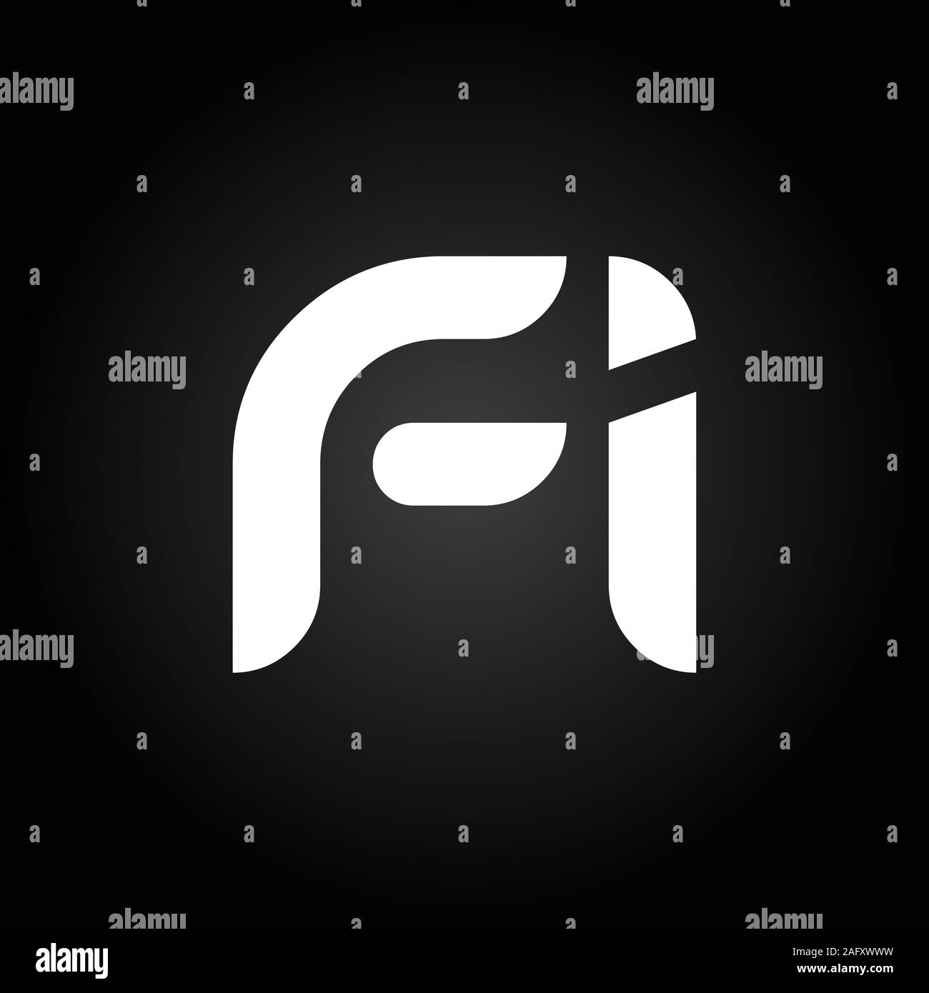 Initial FI Letter Linked Logo. Creative Letter FI Modern Business Logo ...