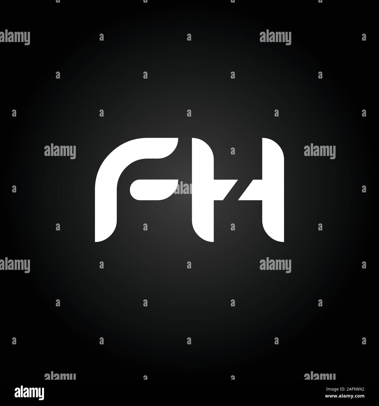 Initial FH Letter Linked Logo. Creative Letter FH Modern Business Logo ...