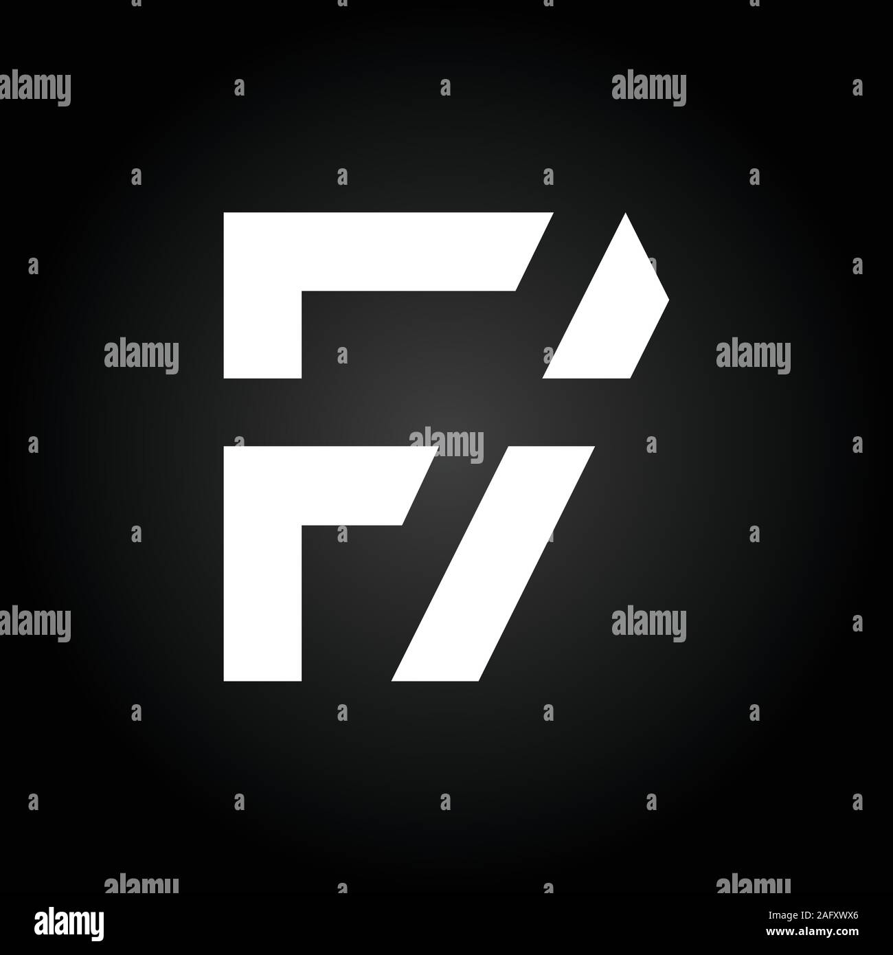 Initial FI Letter Linked Logo. Creative Letter FI Modern Business Logo ...