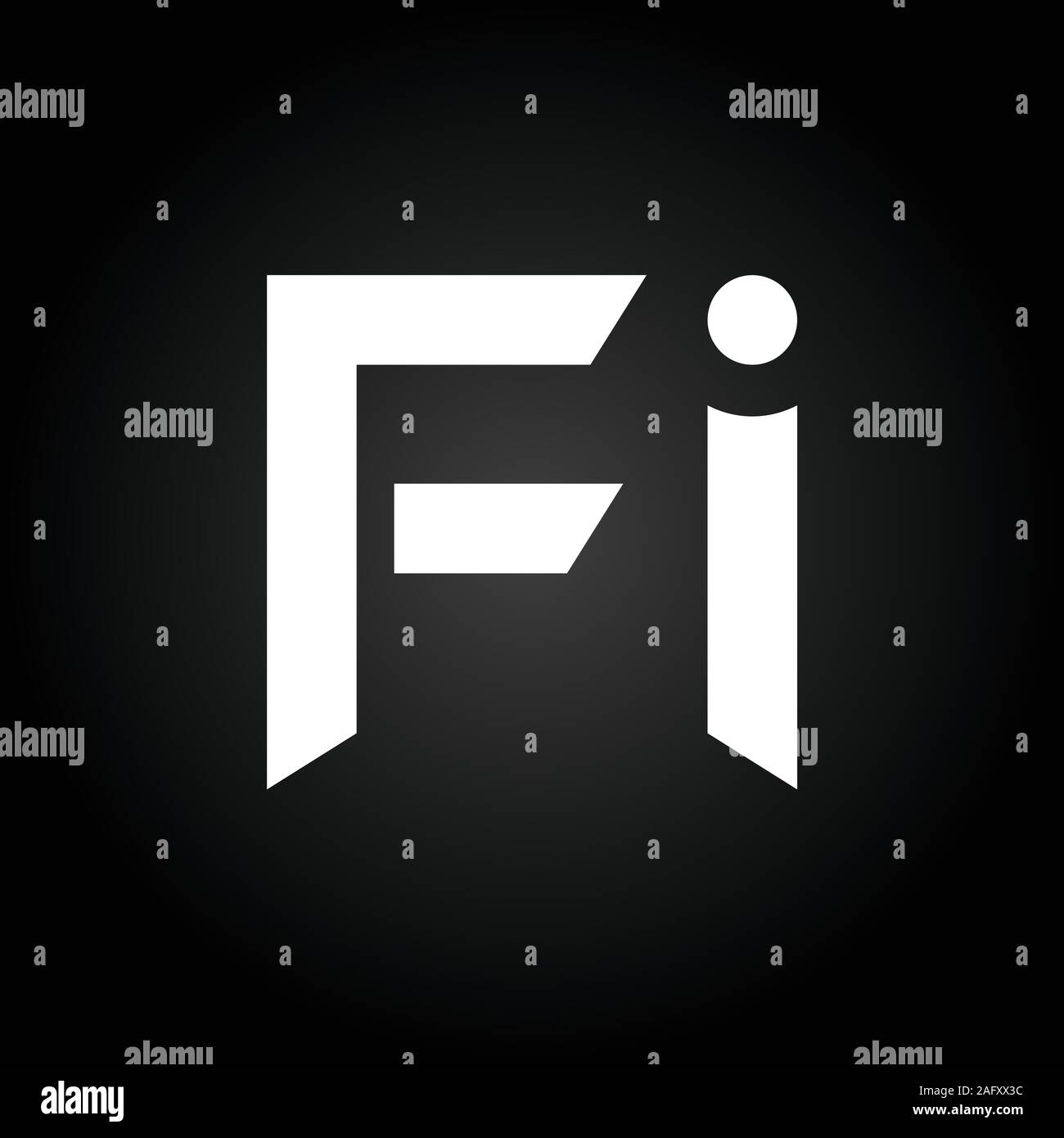 Initial FI Letter Linked Logo. Creative Letter FI Modern Business Logo ...