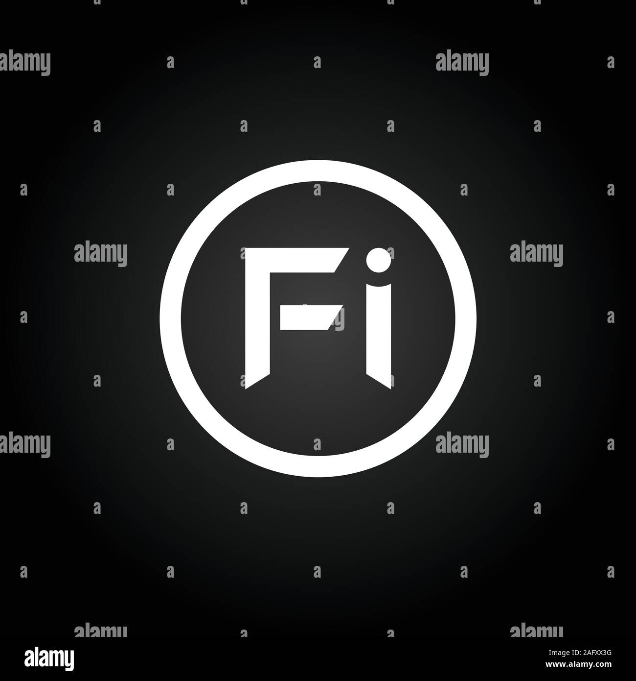 Fi logo vector vectors hi-res stock photography and images - Alamy