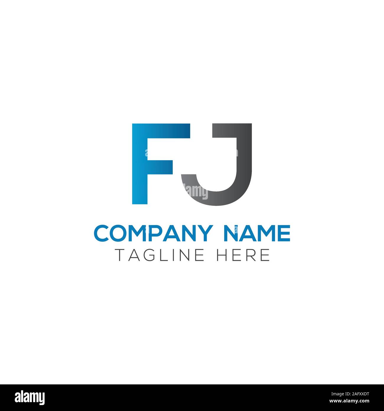 Fj Management Logo Creative Innovative Initial FJ Logo And JF Logo. FJ
