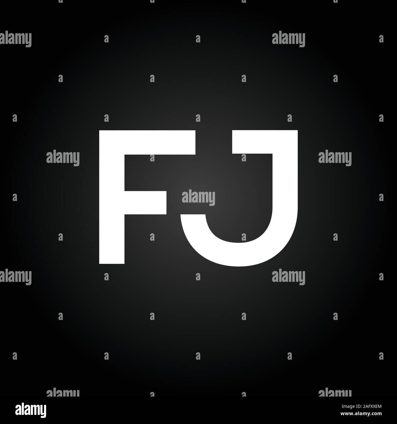 Initial FJ Letter Linked Logo. Creative Letter FJ Modern Business Logo ...