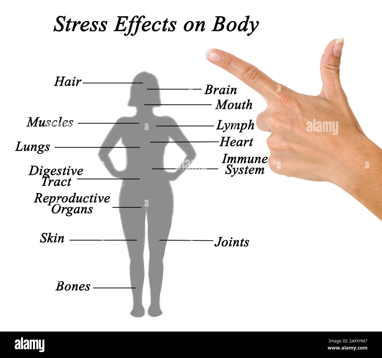 Stress Effects on Body Stock Photo - Alamy