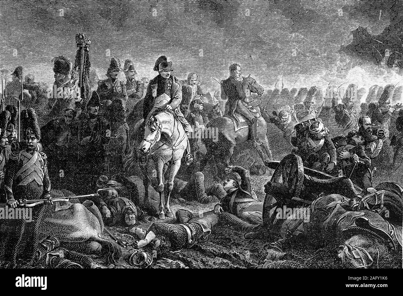 Old guard waterloo Black and White Stock Photos & Images - Alamy