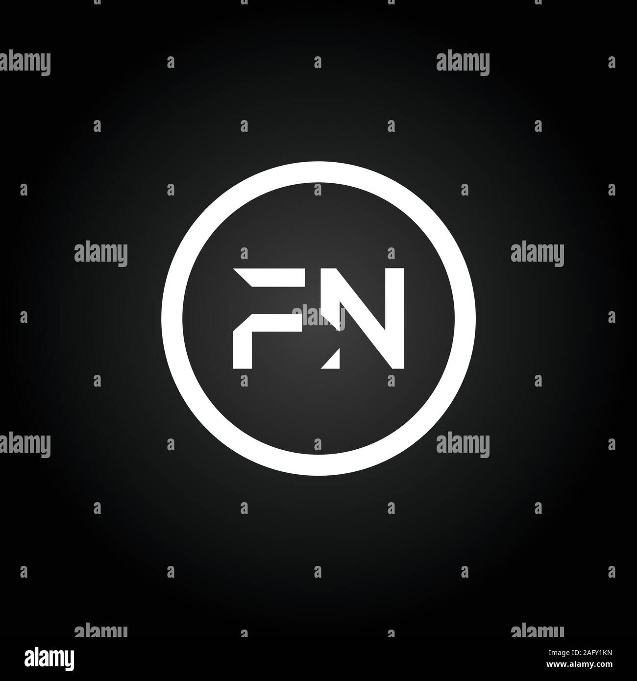 Initial FN Letter Linked Logo. Creative Letter FN Modern Business Logo ...