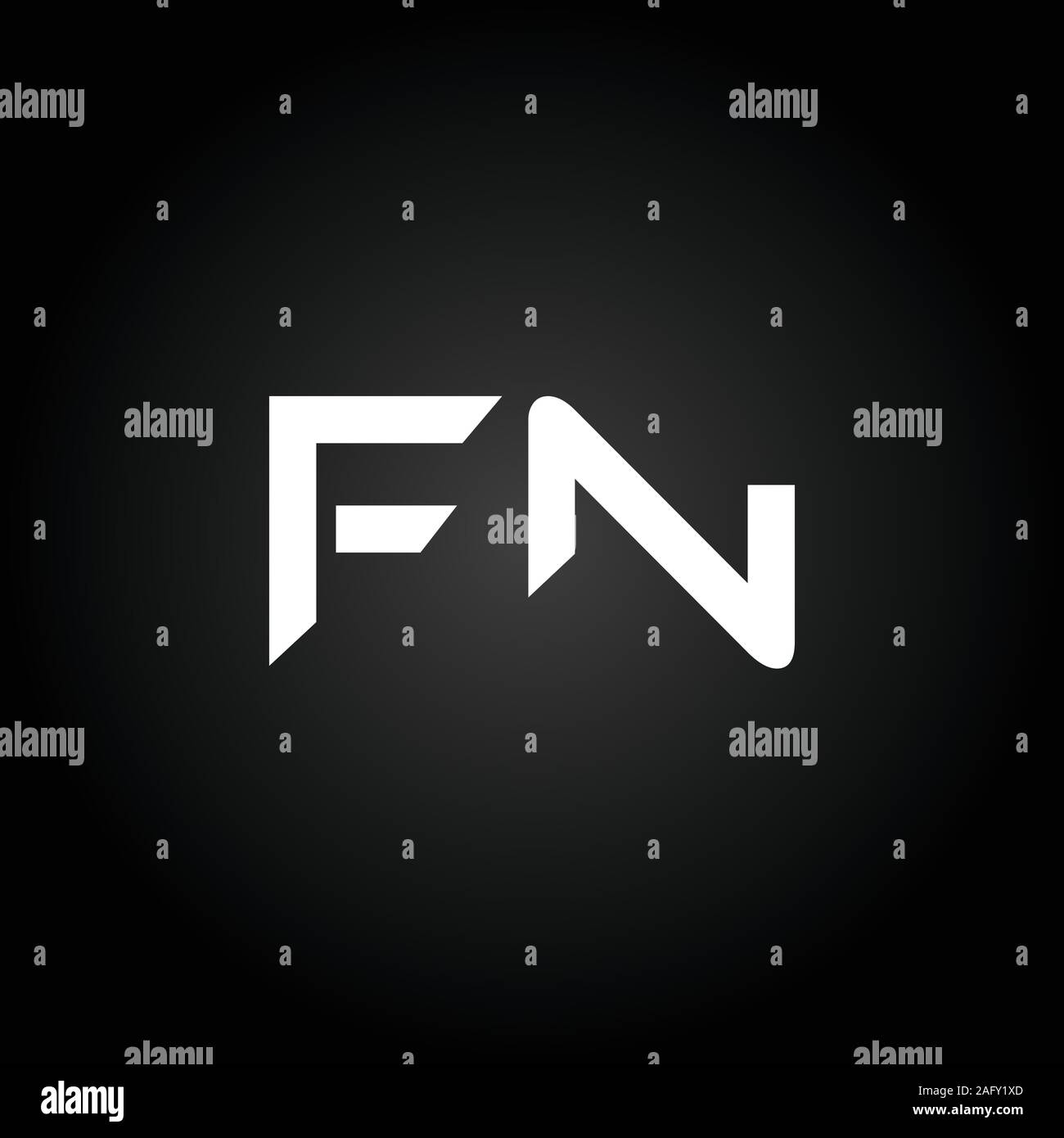 Initial FN Letter Linked Logo. Creative Letter FN Modern Business Logo ...