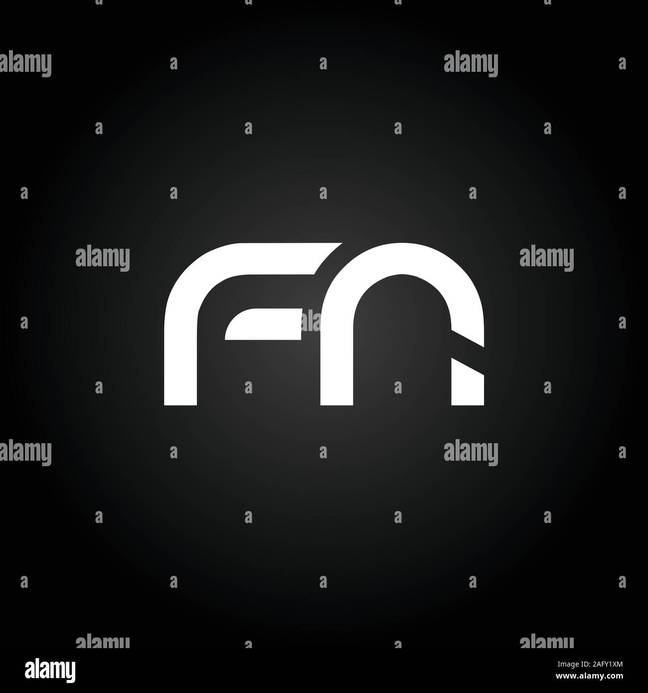 Initial FN Letter Linked Logo. Creative Letter FN Modern Business Logo ...
