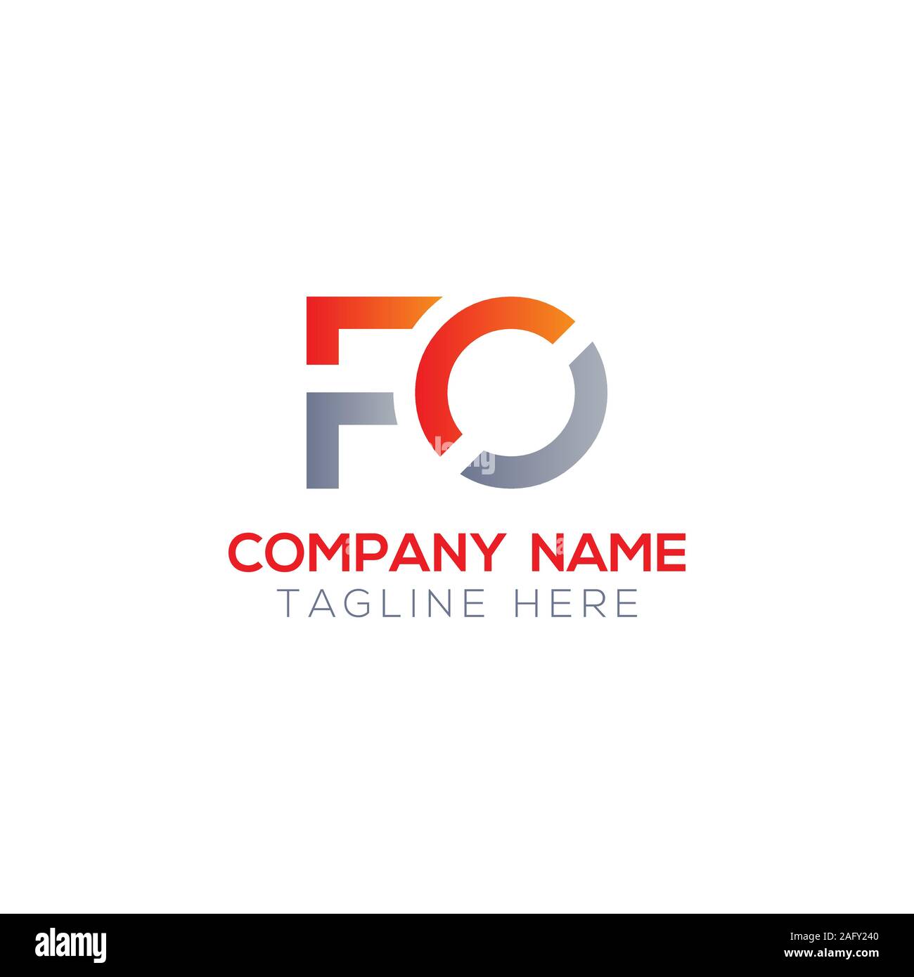 Initial FO Letter Linked Logo. Creative Letter FO Modern Business Logo ...