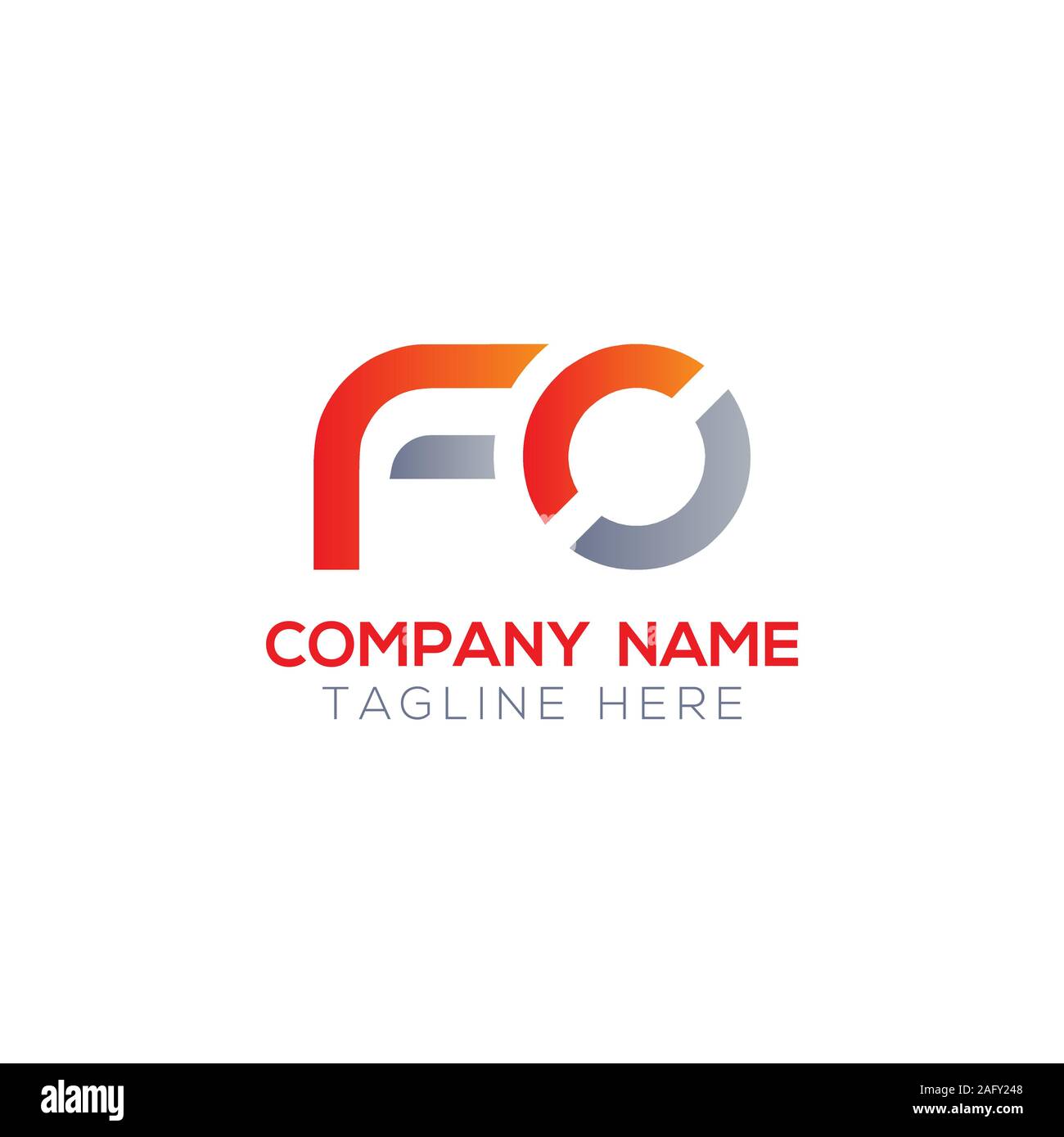 Initial FO Letter Linked Logo. Creative Letter FO Modern Business Logo ...