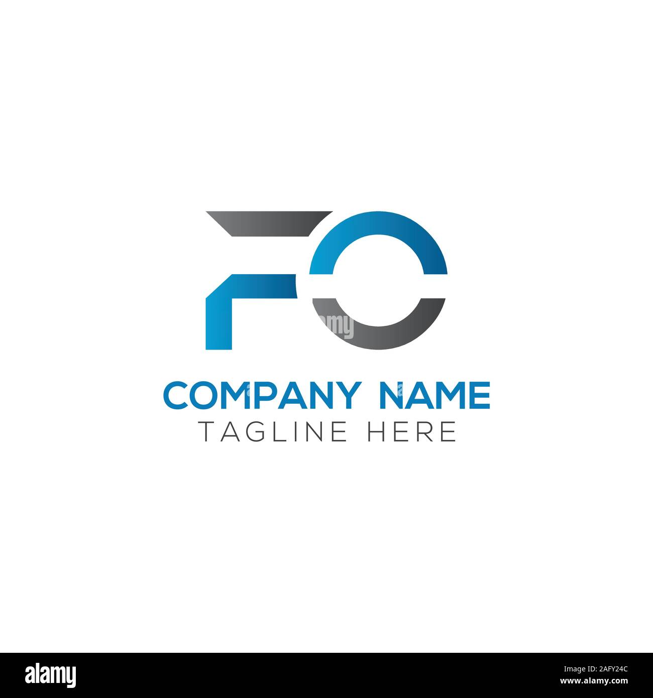 Initial FO Letter Linked Logo. Creative Letter FO Modern Business Logo ...