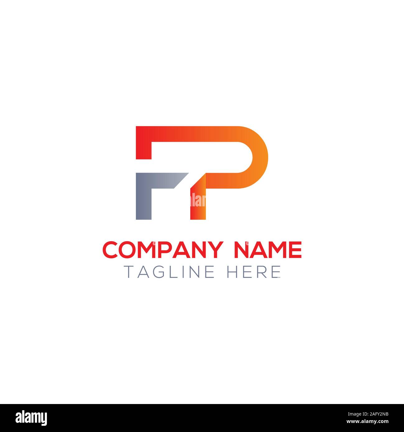 Initial FP Letter Linked Logo. Creative Letter FP Modern Business Logo ...