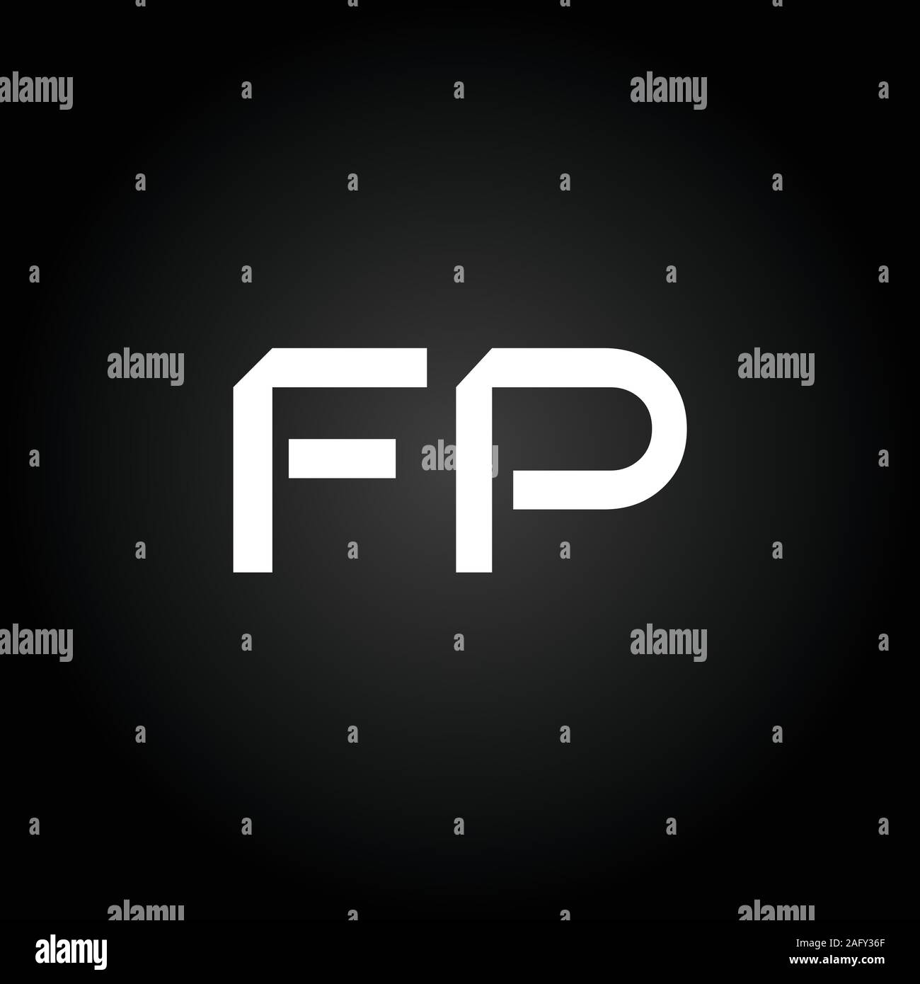 Initial FP Letter Linked Logo. Creative Letter FP Modern Business Logo ...