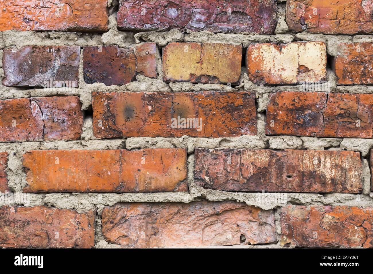 Background of old red stone wall. Texture of brick Stock Photo - Alamy