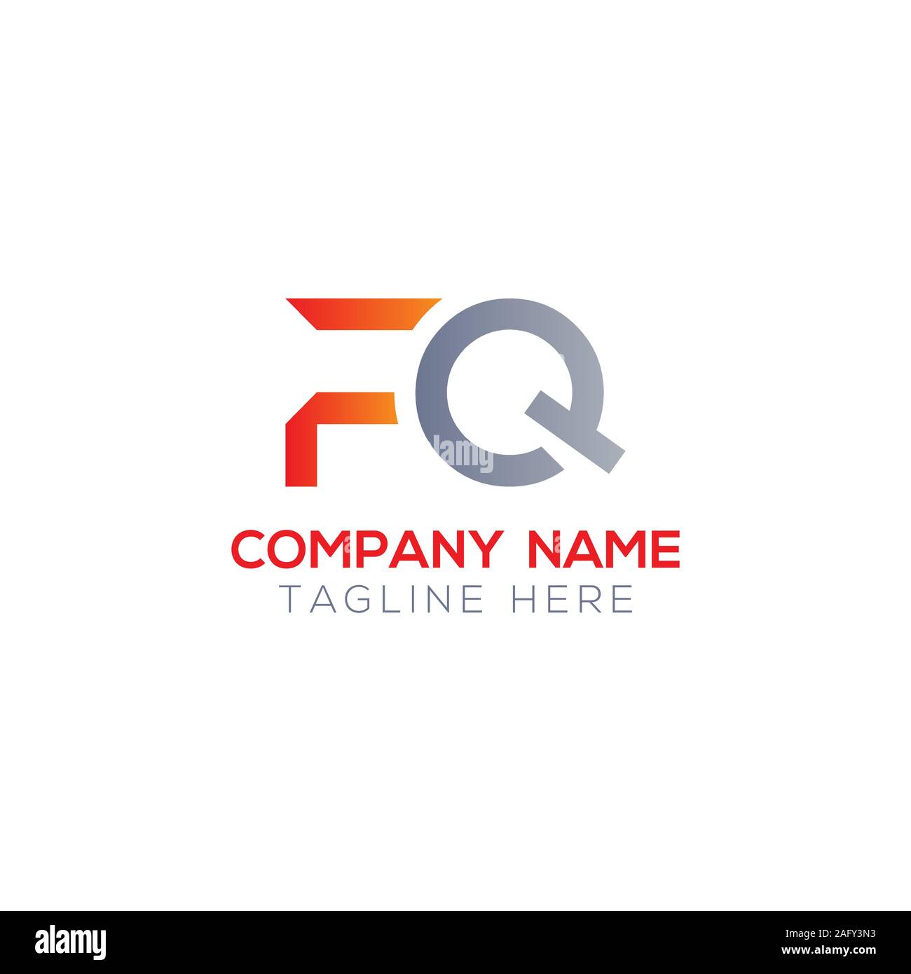 Initial FQ Letter Linked Logo. Creative Letter FQ Modern Business Logo ...