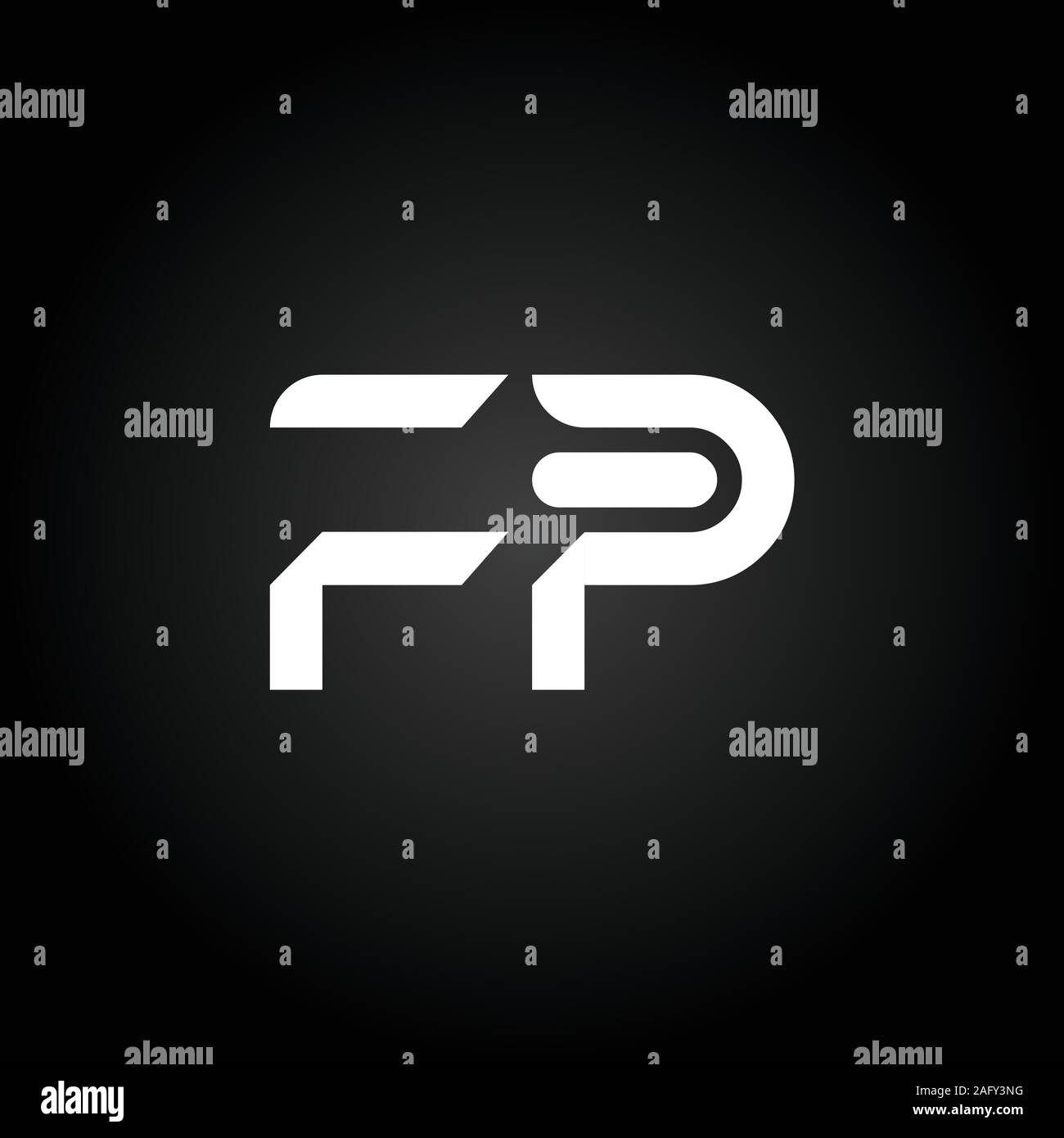 Initial FP Letter Linked Logo. Creative Letter FP Modern Business Logo ...