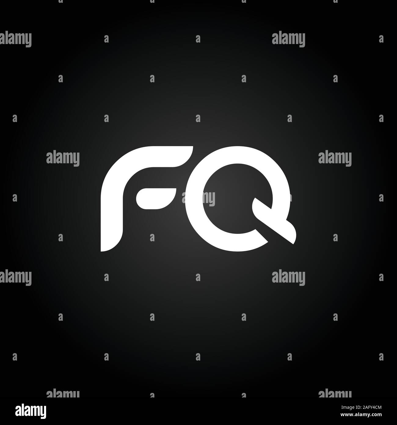 Initial FQ Letter Linked Logo. Creative Letter FQ Modern Business Logo ...