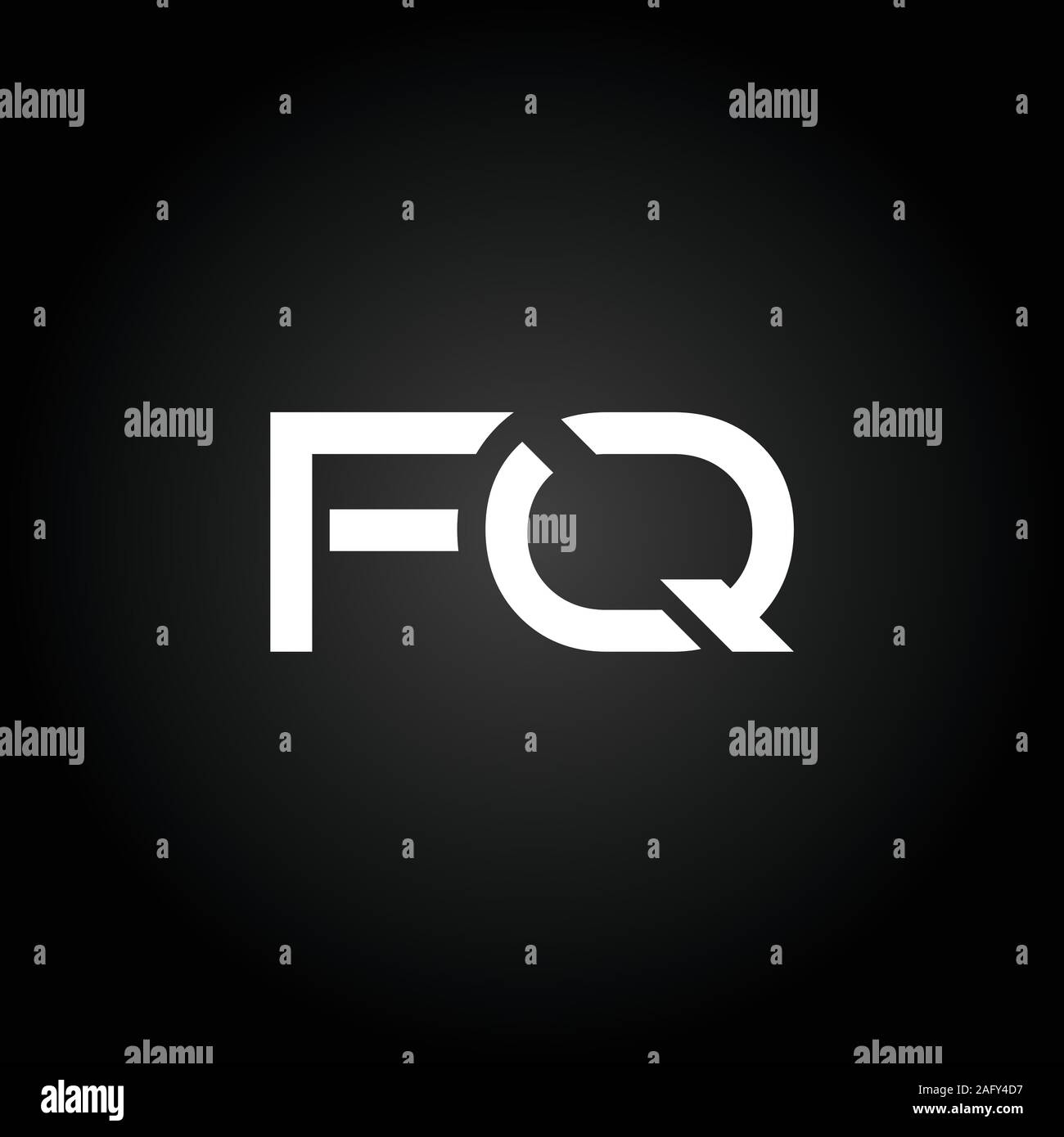 Initial FQ Letter Linked Logo. Creative Letter FQ Modern Business Logo ...