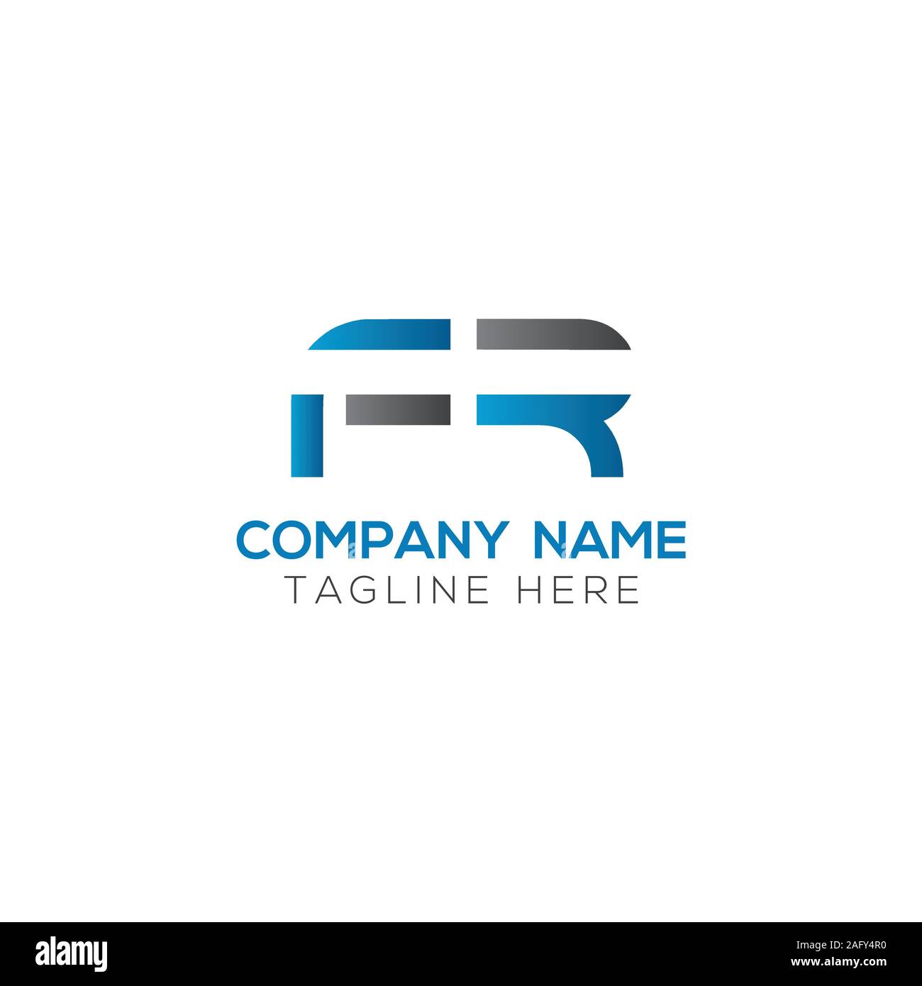 Initial FR Letter Linked Logo. Creative Letter FR Modern Business Logo ...