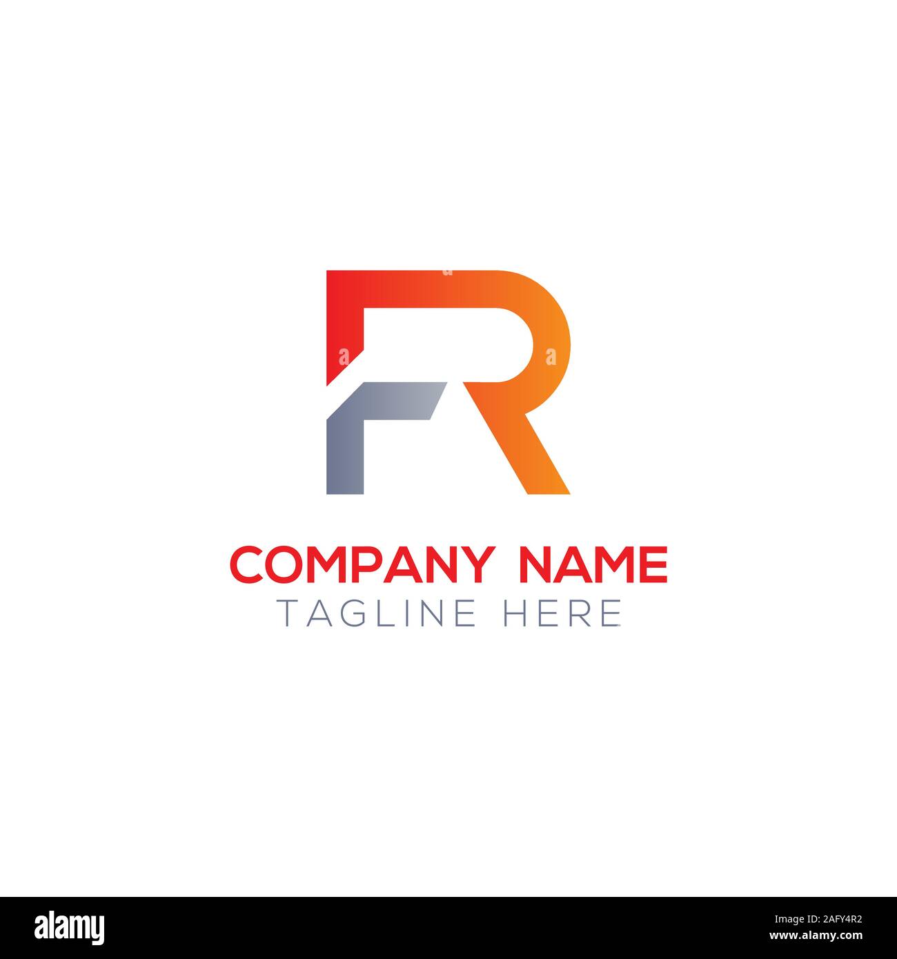 Initial FR Letter Linked Logo. Creative Letter FR Modern Business Logo ...