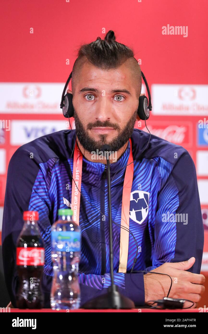 Doha, QATAR. 17th Dec, 2019. Nicolas Sanchez Rayados de Monterrey ...