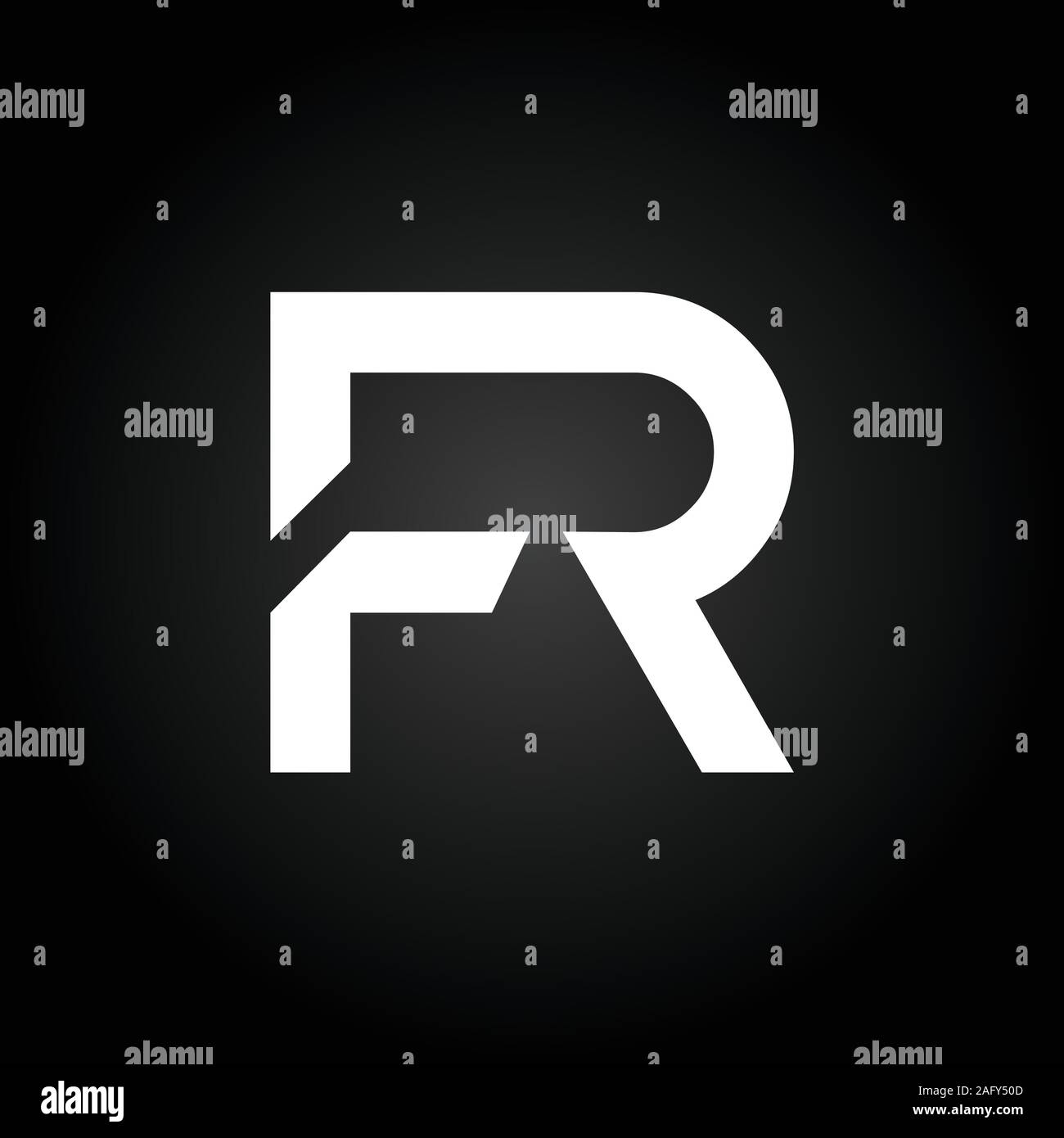 Initial FR Letter Linked Logo. Creative Letter FR Modern Business Logo ...