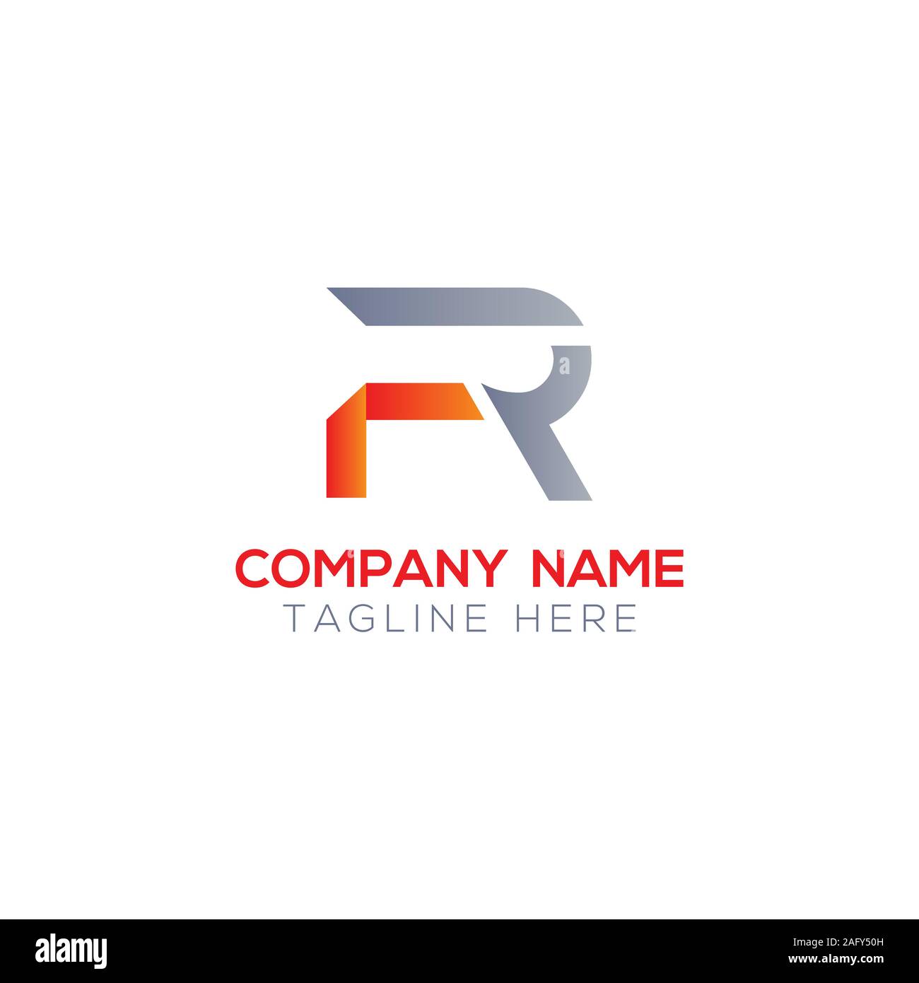 Initial FR Letter Linked Logo. Creative Letter FR Modern Business Logo ...