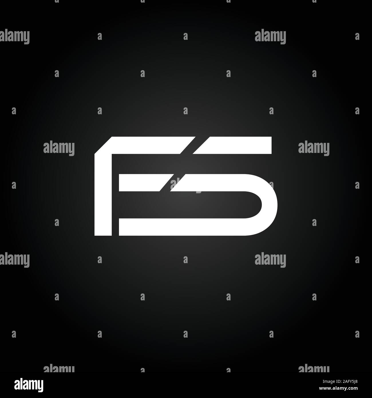 Initial FS Letter Linked Logo. Creative Letter FS Modern Business Logo ...