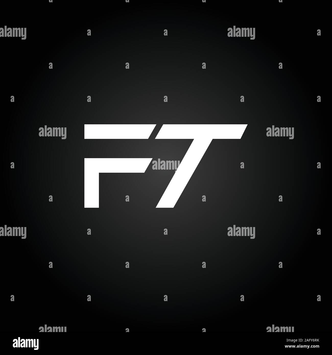 Initial FT Letter Linked Logo. Creative Letter FT Modern Business Logo ...