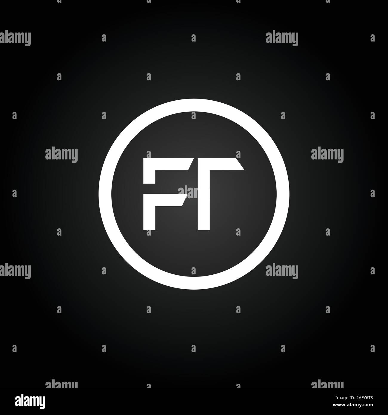 Initial FT Letter Linked Logo. Creative Letter FT Modern Business Logo ...