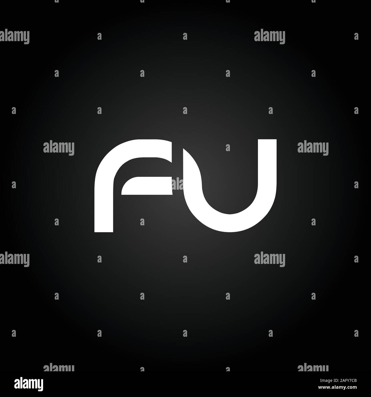Initial FU Letter Linked Logo. Creative Letter FU Modern Business Logo ...